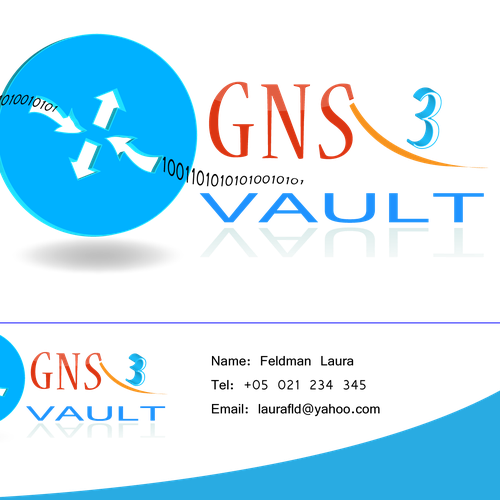 LOGO NEEDED: Cisco Tutorial Website "GNS3 Vault" | Logo design contest