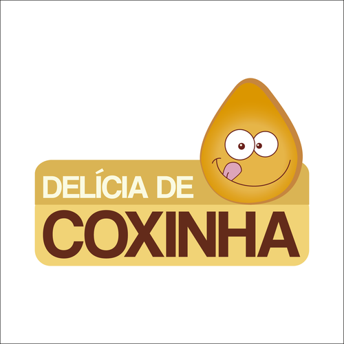Logo Design Delicia de Coxinha | Logo design contest