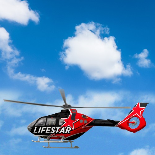 Creative Helicopter Paint Design Concept | Car, truck or van wrap contest