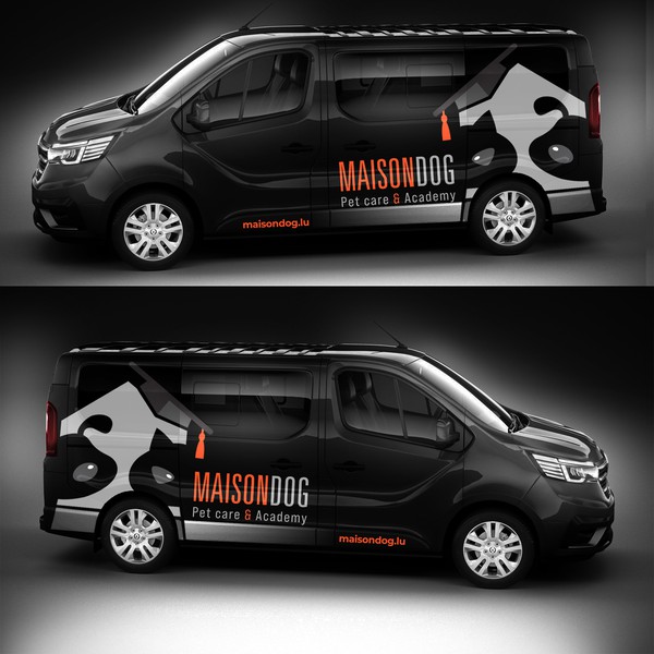 Fun modern pool company cube van wrap design | Car, truck or van wrap ...