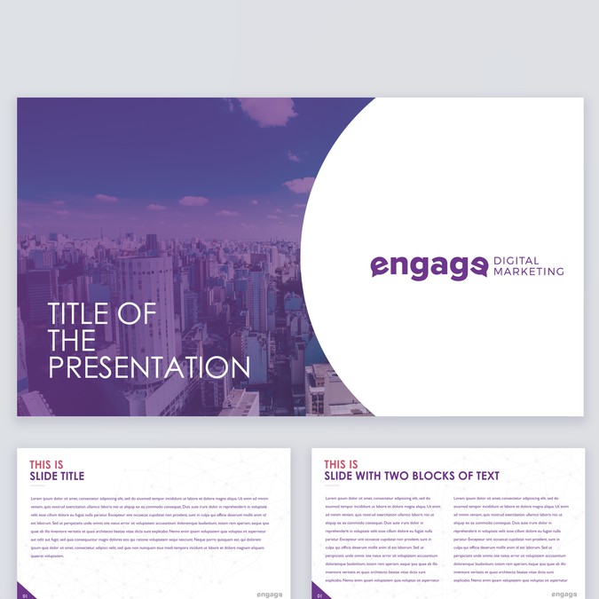 Engage Digital Marketing Powerpoint Slides | PowerPoint template contest