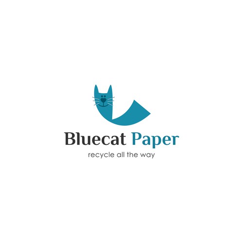 Simple, flat character design for Bluecat paper — creative, inspiring ...
