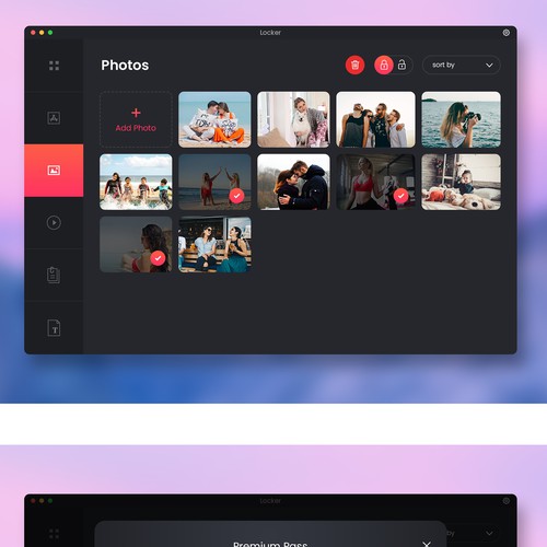 Design a beautiful "Dark-mode" UI for simple Mac app | App design contest