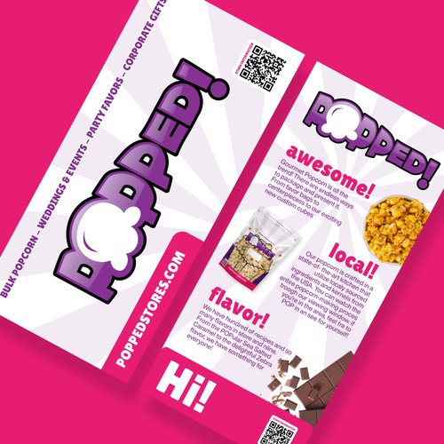 Designs | Updated Popcorn Rack Card | Postcard, flyer or print contest