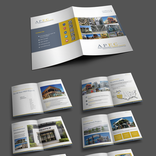 Design a Professional Booklet for an Engineering Firm | Brochure contest