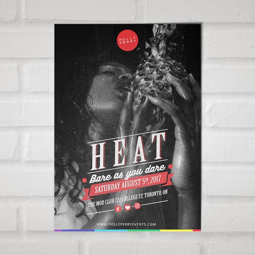 Create a Vintage Edgy Sexy Club Event Flyer: Instagram Tiles & Facebook ...