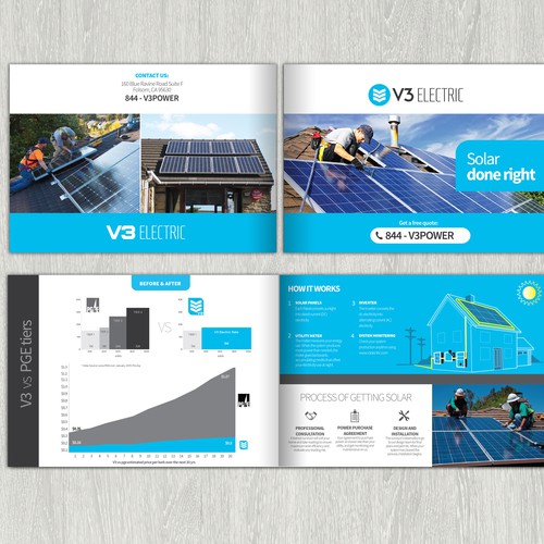 Create a Brochure for Our Growing Solar Company | Brochure contest