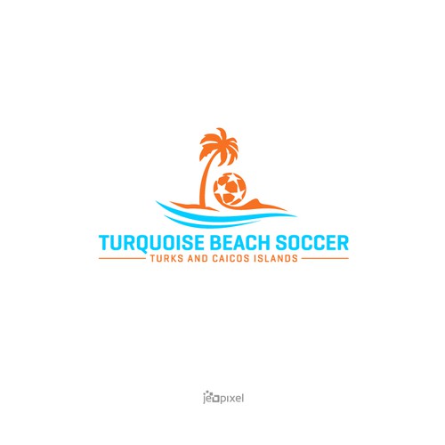 Create a brand image for Beach Soccer in the Turks and Caicos Islands ...