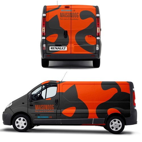 Designs | Modern and elegant van wrap for dog/cat boarding and dog ...