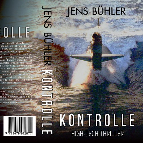 Book cover for a high-tech thriller | Book cover contest