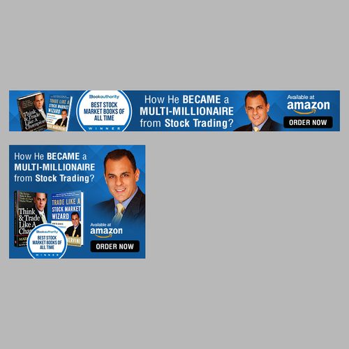 Book banner ads for best-selling author | Banner ad contest