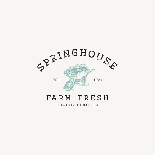 Designs | Unique! 1 logo for Springhouse, representing a Farm shop and ...