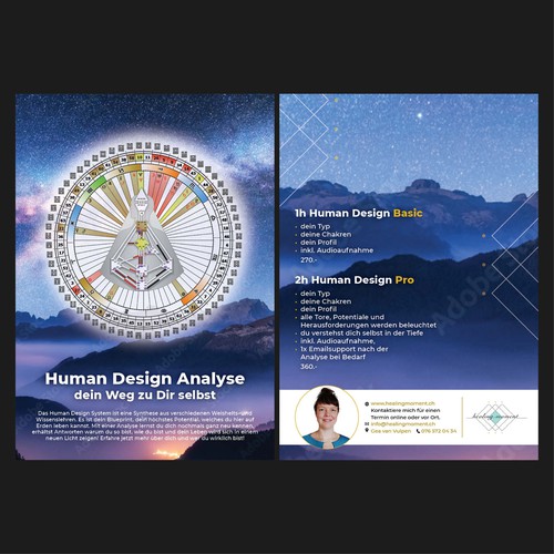 Designs | Human Design System Analyse- spiritueller Flyer für ...