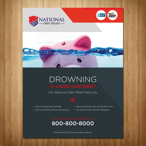 Design a new full page magazine ad for financial services company ...