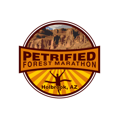 Petrified Forest Marathon Logo | Logo design contest
