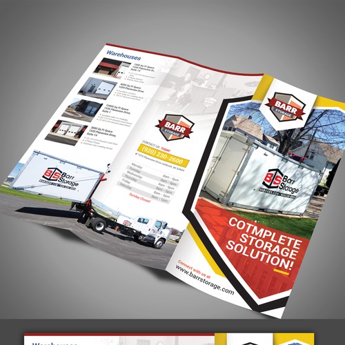 Storage Facility Brochure | Postcard, flyer or print contest
