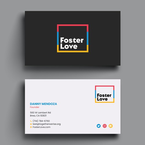 Designs | Foster Love Business Card | Business card contest
