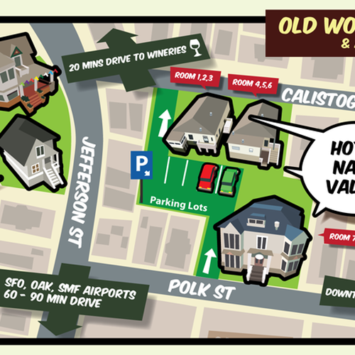 DESIGNER CHALLENGE: Cartoon/Graphic Map that is fun & easy to read ...