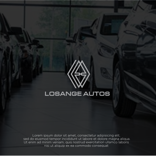 Designs | LOSANGE AUTOS - a new logo for a Car Dealer around Paris ...
