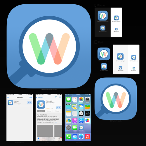 Create a fun word search puzzle icon for Android / iOS | Icon or button ...