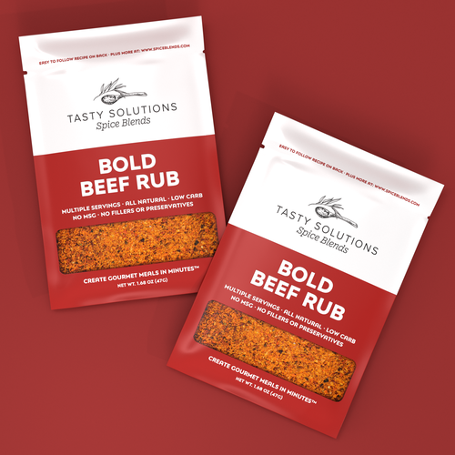 Designs | TOTAL REDESIGN: Spice blends packet, updated packaging design ...