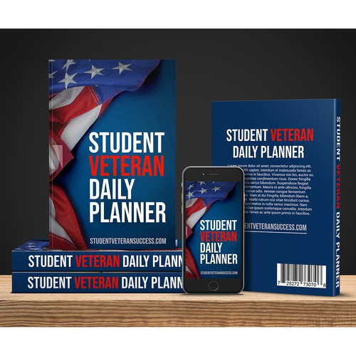Student Veteran Daily Planner | Book cover contest