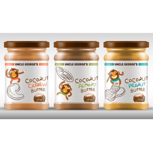 Nut butter label design | Product label contest