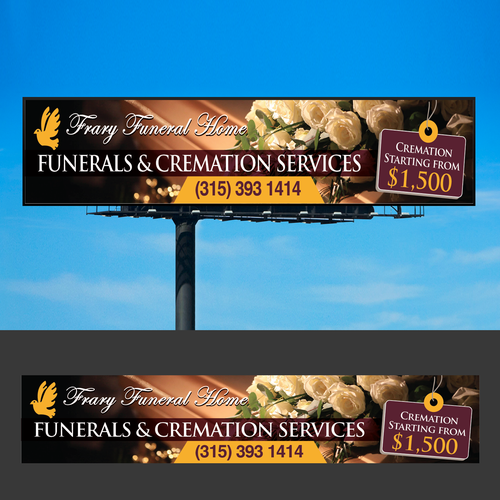 Funeral Home Billboard Design | Signage contest