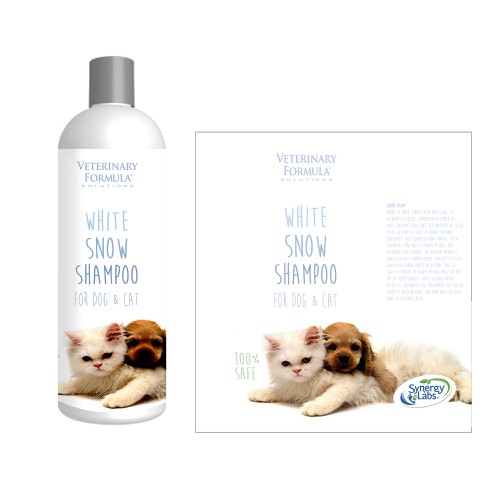 Redesign label of high end pet shampoo line | Product label contest