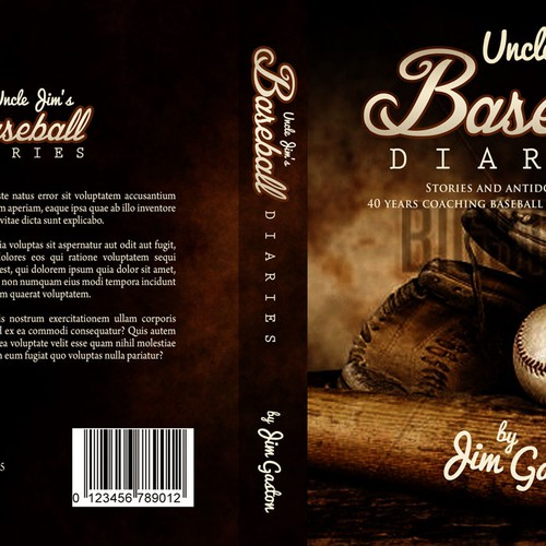Little league baseball book cover | Book cover contest