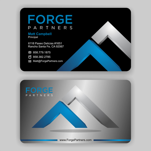 Hot New Business Cards for Forge Partners! | Business card contest