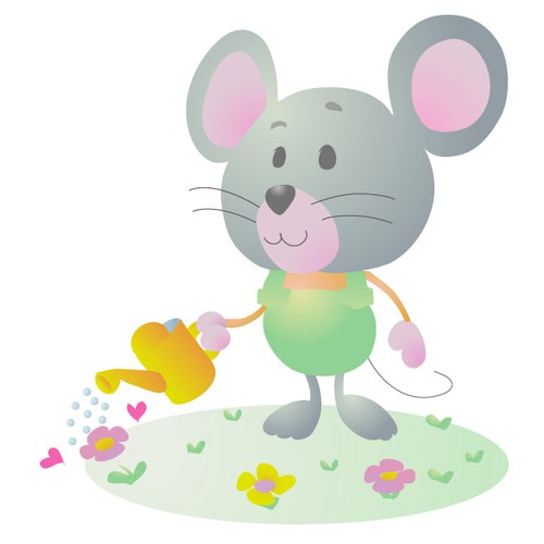 Simple Children Cartoon Character--> Mouse | Other Graphic Design contest