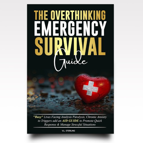 Designs | THE Overthinking Emergency Survival Guide | Book cover contest