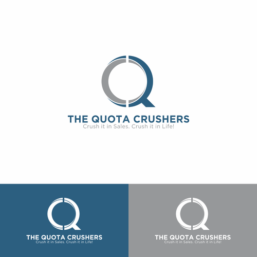 Design a powerful logo for The Quota Crusher! | Logo design contest