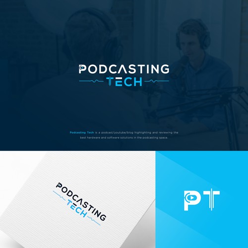 Designs | Clever but clean logo for Podcasting Tech Website | Logo ...