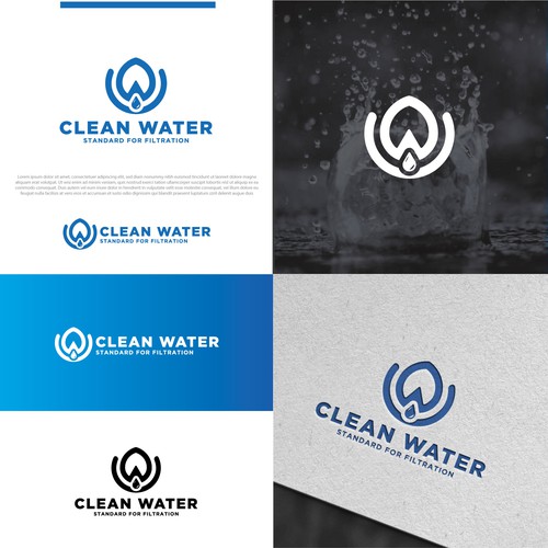 Designs | Simple Clean Logo for Water Filtration Company | Logo design ...