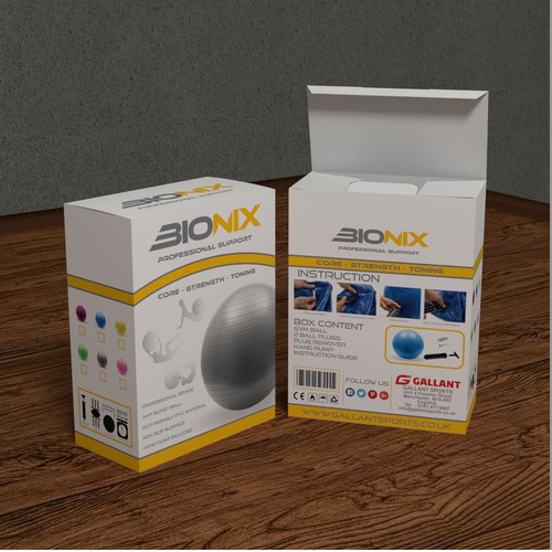 Fitness brand need Exercise Ball Packaging | Product packaging contest