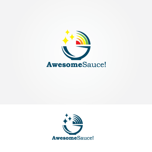 Awesome Sauce! - Now with extra Rainbow Unicorn! | Logo design contest