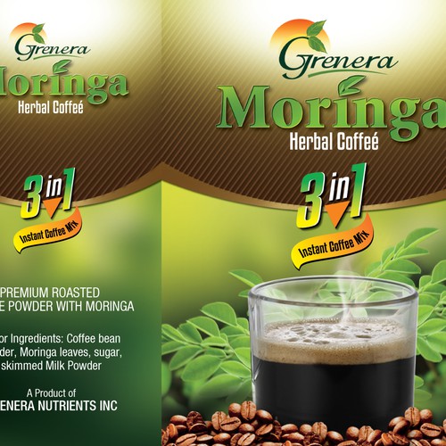 Moringa Herbal Coffee | Product packaging contest
