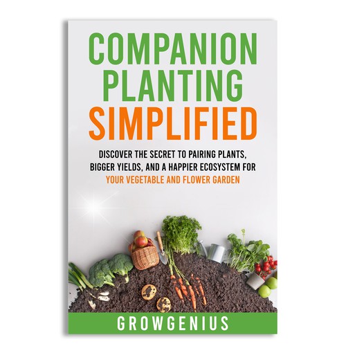 Designs | Companion planting book cover that grabs attention and ...