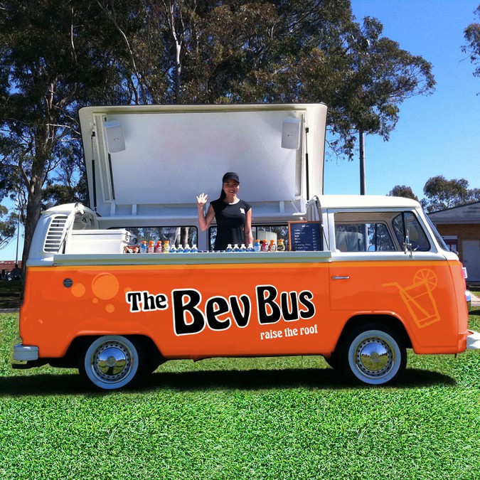 Create a unique wrap for a vintage VW Bus cocktail bar! | Car, truck or ...