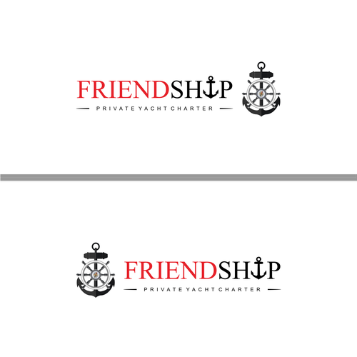 FRIENDSHIP or FRIEND~SHIP (private yacht charter) | Logo design contest