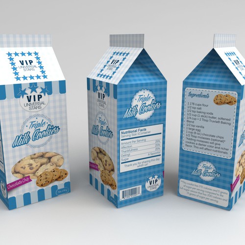Designs | TRIPLE MILK COOKIES. | Product packaging contest