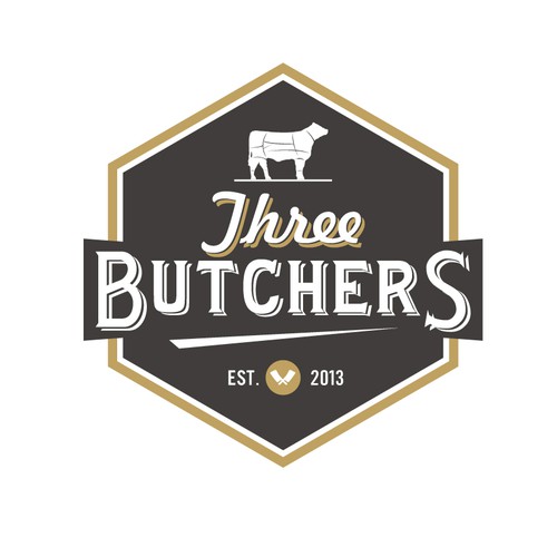 Three Butchers needs a new logo | Logo design contest