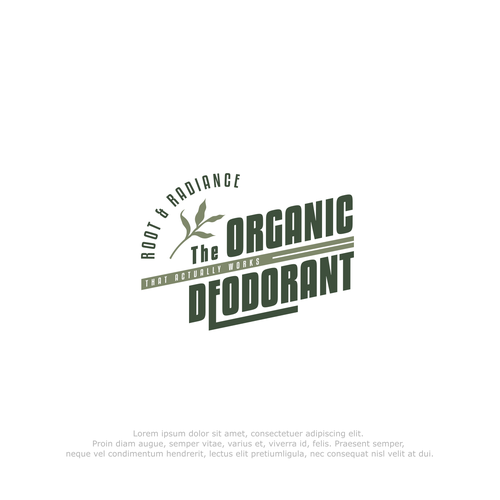 Designs | organic deodorant logo | Logo design contest
