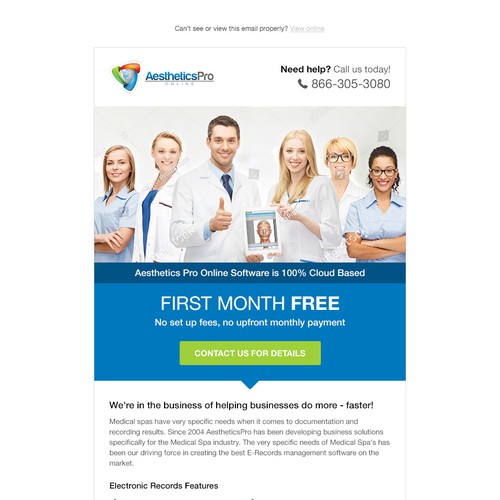 E-Blast Template- 4 Promotions | Email contest