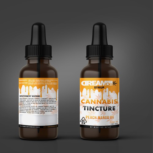 CANNABIS SYRUP DRINK LABEL NEEDED | Product label contest