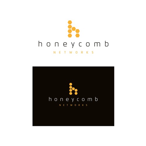 Create a unique honeycomb design representing information sharing ...