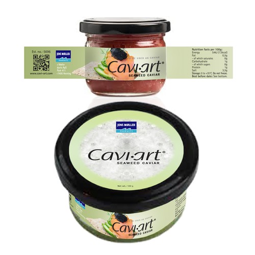 Seaweed Caviar - label design | Product label contest