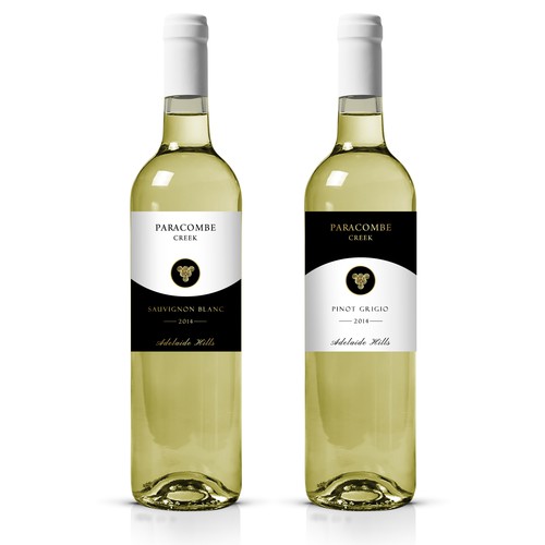 Modern yet classic label design for a boutique Australian wine ...